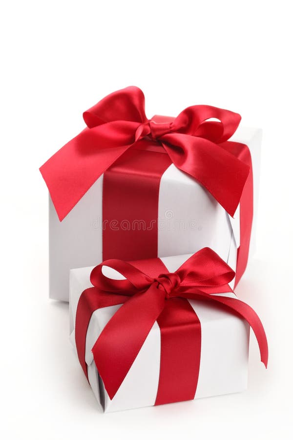 White Christmas Gift Boxes Stacked Stock Image - Image of culture ...