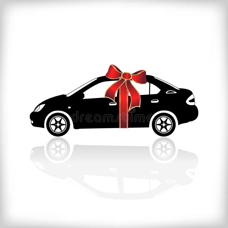 The key of a present car stock illustration. Illustration of refinement ...
