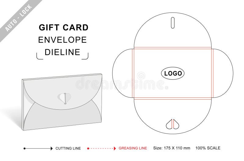 Auto Lock Box Die Cut Template, Packaging Die Cut Template, 3d Box ...