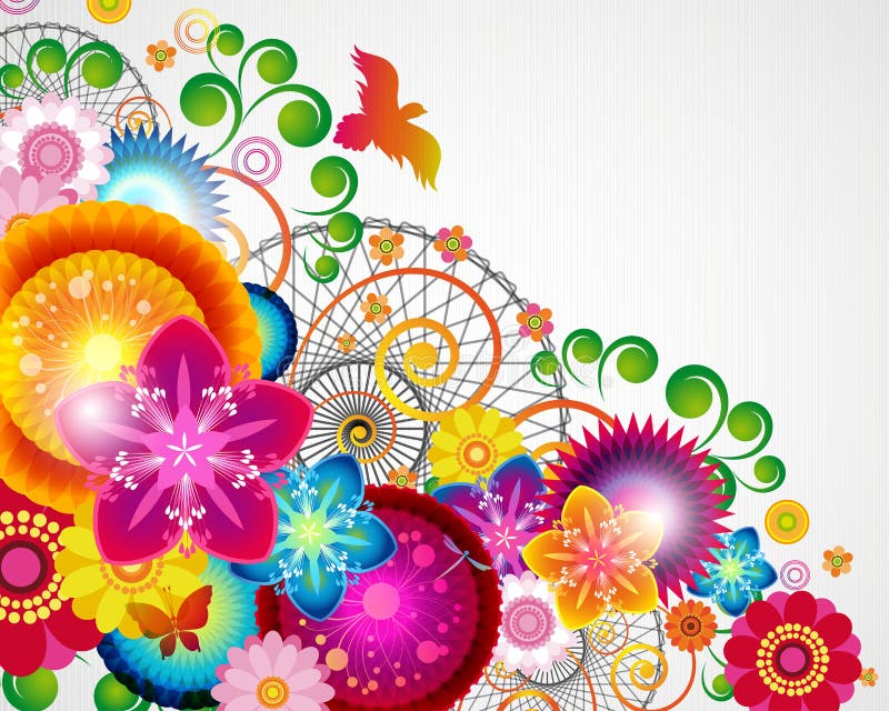 Colorful Butterfly Background Stock Vector - Illustration of bold ...