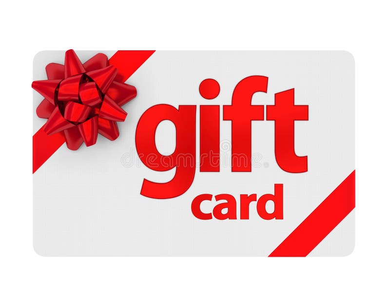 Gift Card Isolated stock illustration. Illustration of birthday - 89943872