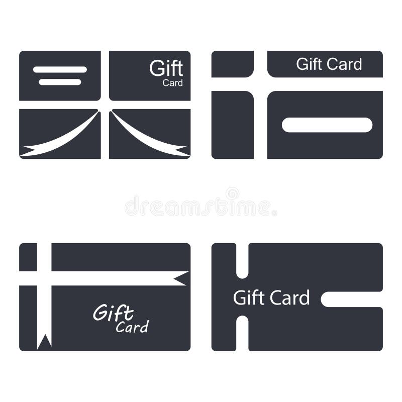 Gift Card Logo Template Icon Stock Vector - Illustration of icon ...