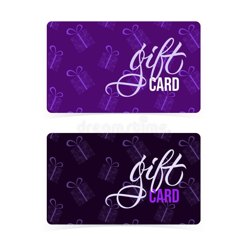 A Gift for You - Modern Gift Card Template with Calligraphic ...