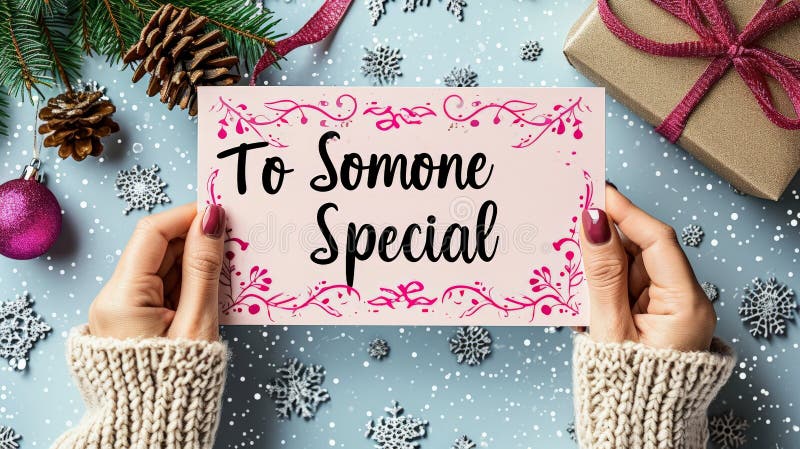 Gift Card To Someone Special - AI Generated Stock Illustration ...