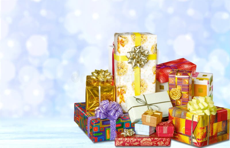 Present Stack stock photo. Image of gift, birthday, package - 305750