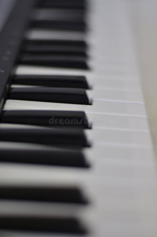 Red Synth Keyboard Colorful Background Music Instrument Studio Art ...