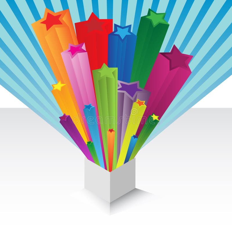 Stars Explosion Background stock vector. Illustration of celebration ...