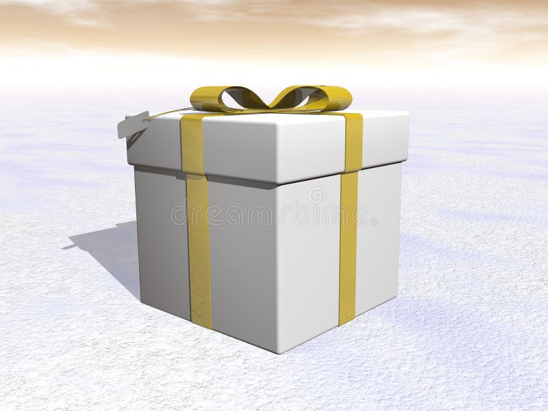 Gift - 3D render stock illustration. Illustration of holiday - 62947229
