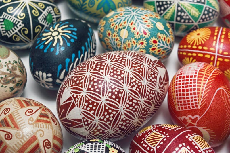 Gift Easter eggs stock image. Image of group, event, bright - 38979207