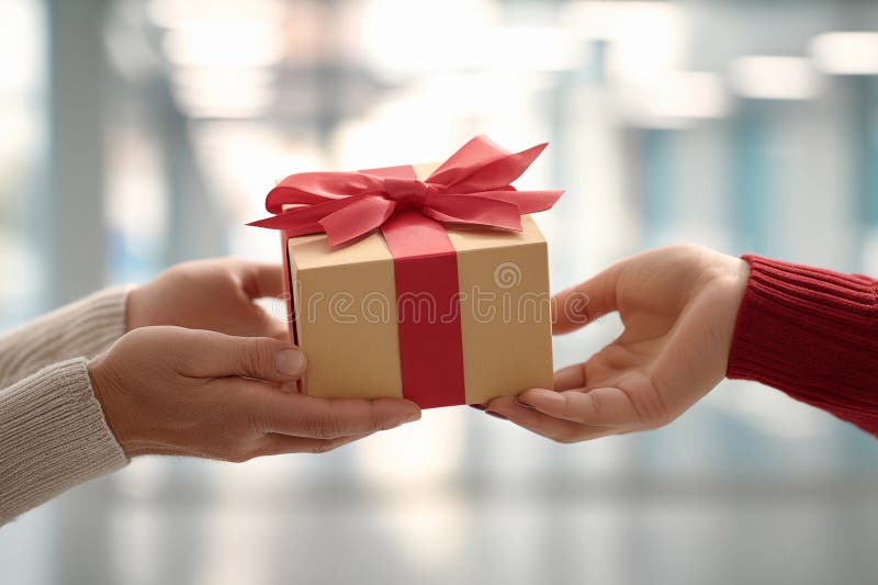 Gift Exchange Symbolizes Gratitude and Connection in a Modern Setting ...