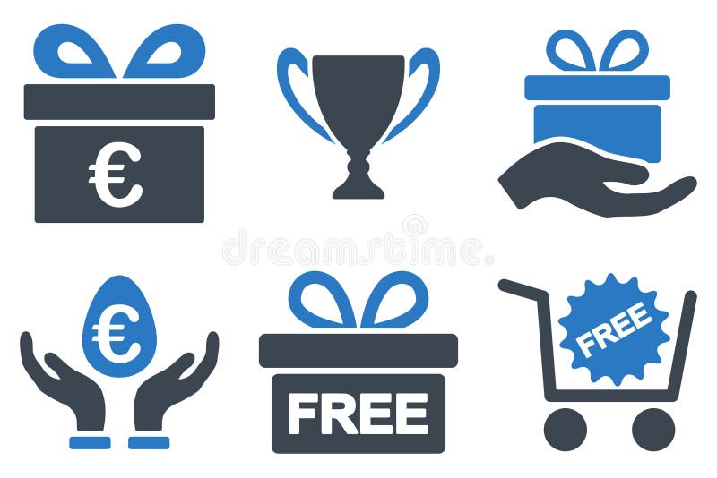 Gift Flat Vector Icons stock vector. Illustration of icon - 75954949