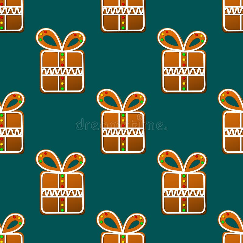 Gingerbread Seamless Pattern Stock Vector - Illustration of backdrop ... Gingerbread Seamless Pattern Stock Vector - Illustration of backdrop ...