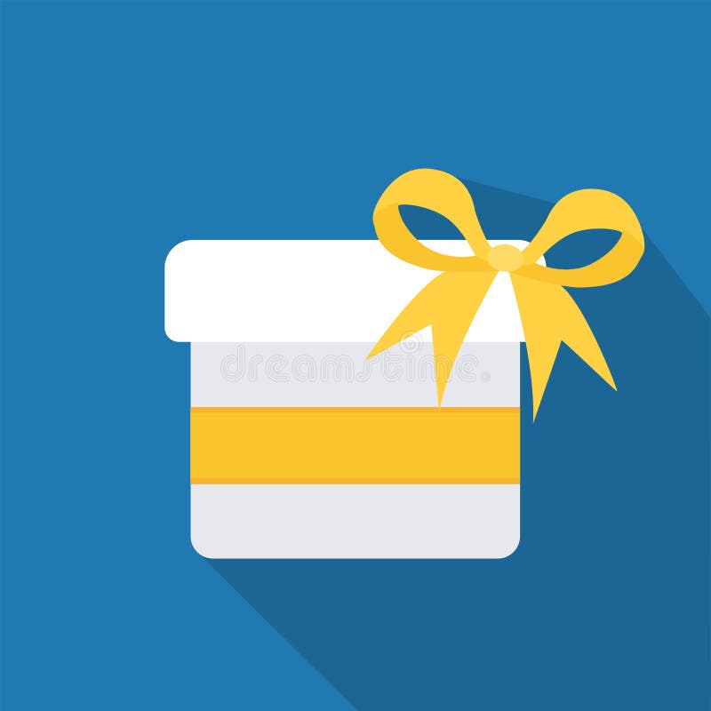 Gift Icon, Box with Surprise, Vector Illustration Stock Vector ...