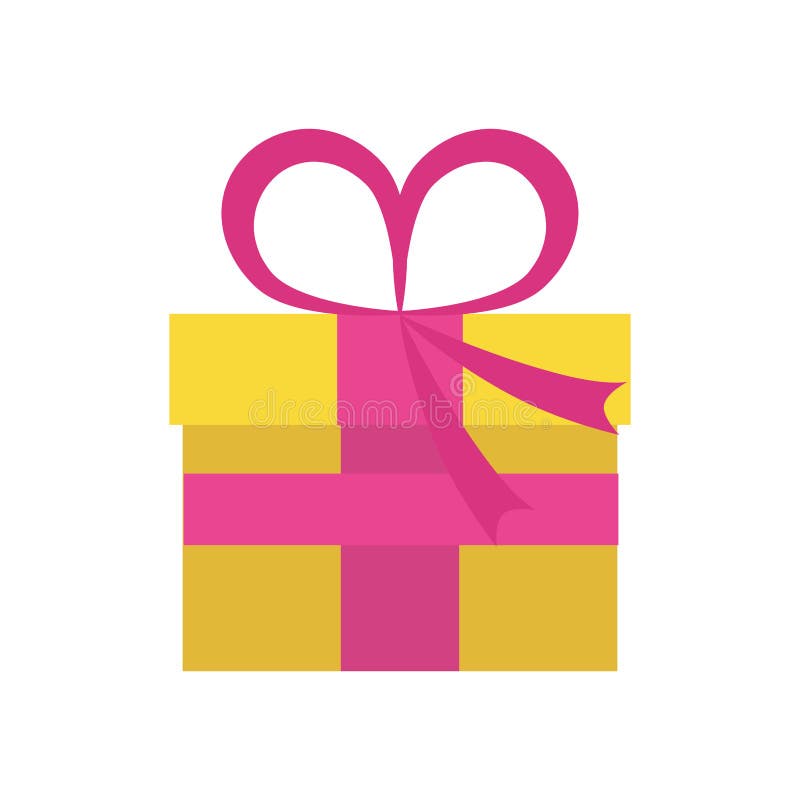 Gift Icon. Present Design. Vector Graphic Stock Vector - Illustration ...