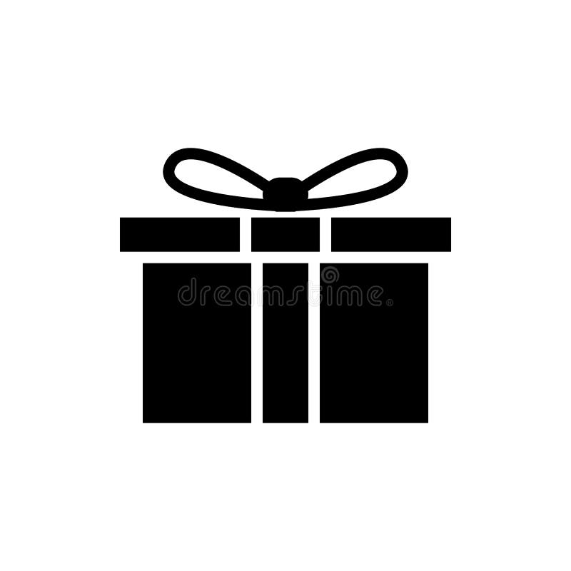 Gift Icon, Present Icon Vector Illustration Stock Vector - Illustration ...