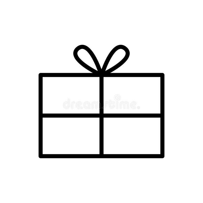 Gift Icon, Present Icon Vector Illustration Stock Vector - Illustration ...