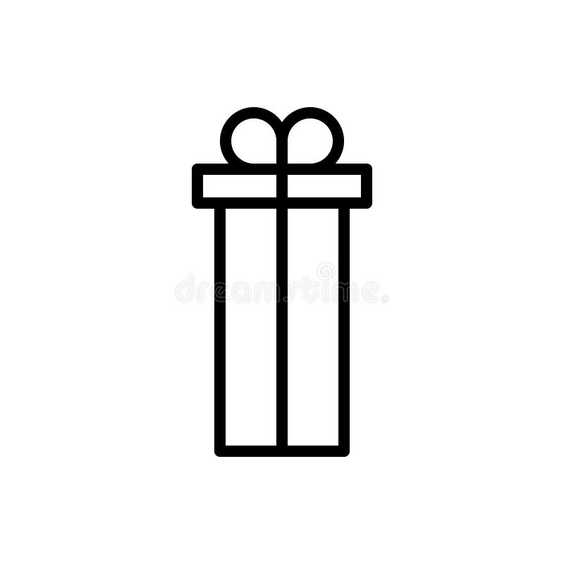 Gift Icon, Present Icon Vector Illustration Stock Vector - Illustration ...