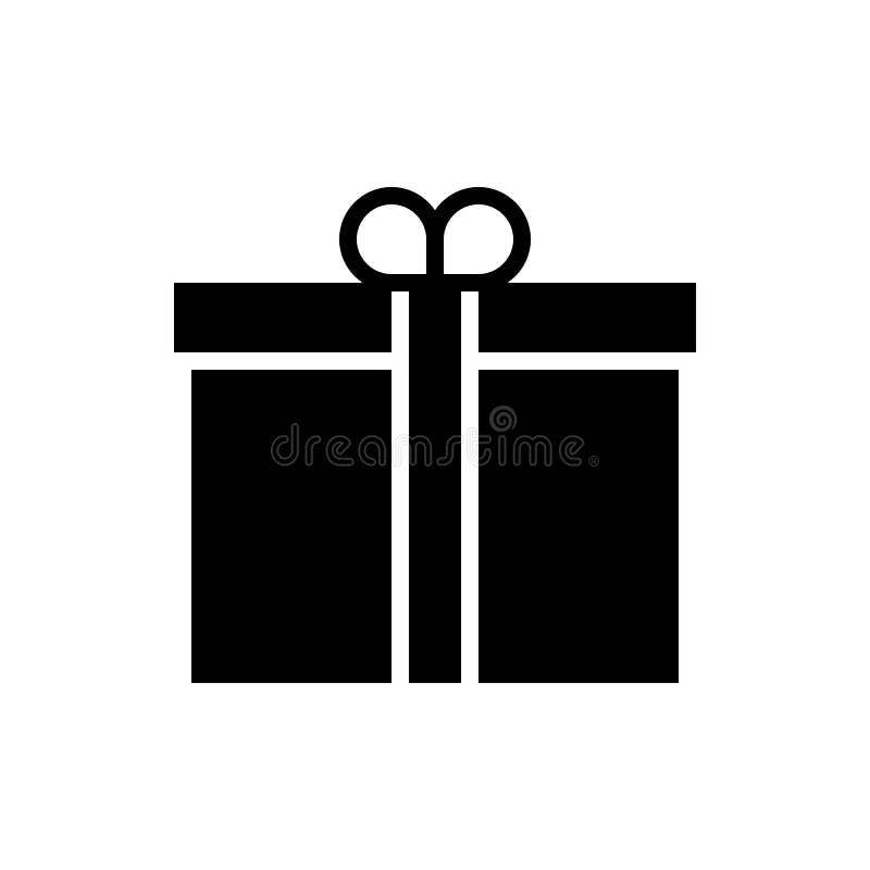 Gift Icon, Present Icon Vector Illustration Stock Vector - Illustration ...