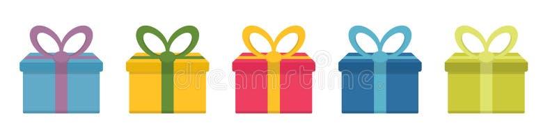 Gift Icon Symbol Simple Design Stock Vector - Illustration of christmas ...