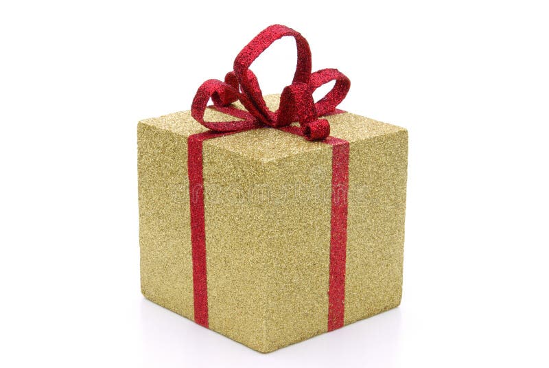 Gift box isolated stock photo. Image of symbol, wrapper - 175728972