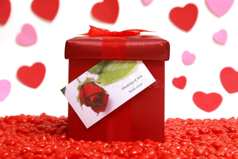 Gift with Love stock image. Image of small, surprise - 17759623