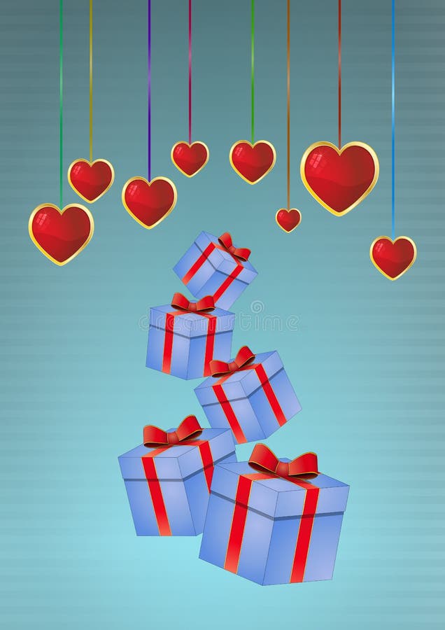 Gift love stock vector. Illustration of beauty, celebration - 49228506