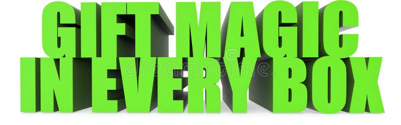 Gift Box Magic, Fantastic Style Isolated. Golden Package Decorative ...