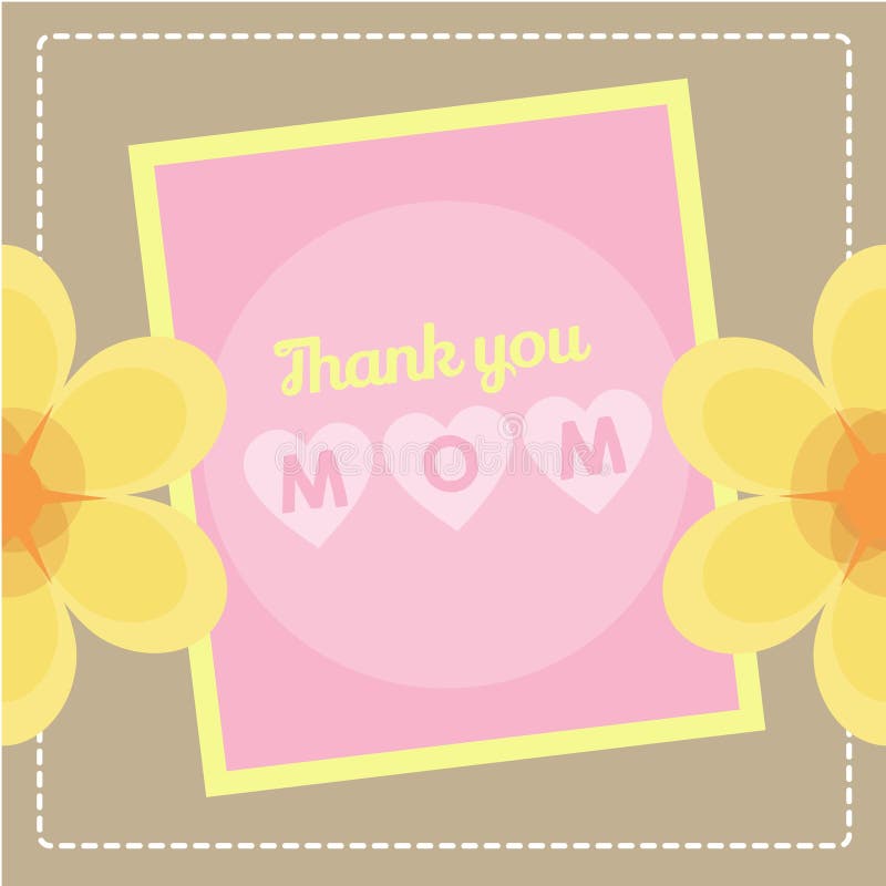 Gift for Mom Illustration Vector Art Logo Stock Illustration ...