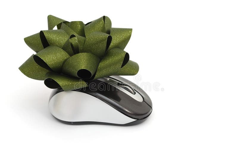 A gift mouse stock image. Image of idea, computer, stuff - 12505101