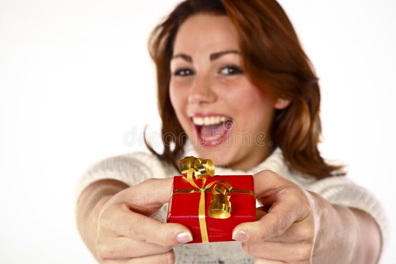 Gift Offer Joy stock photo. Image of festive, human, color - 11628650