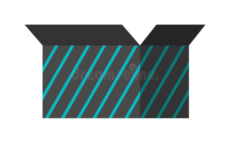 Gift open box icon stock illustration. Illustration of empty - 74177796