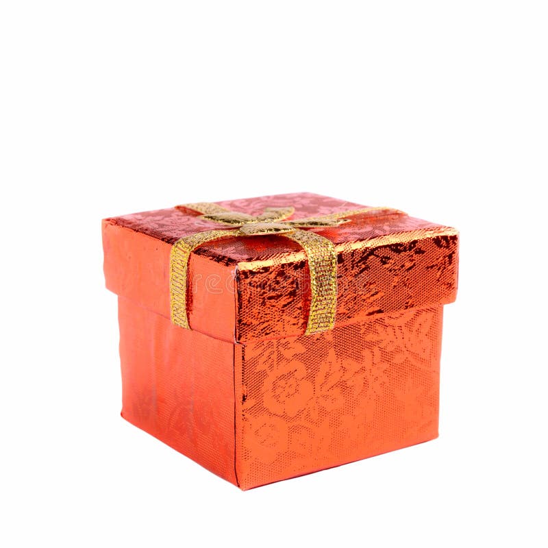 Gift Pack Isolated on White Stock Photo - Image of flake, gift: 37453446