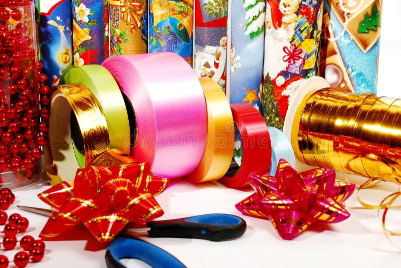 Gift packaging stock image. Image of multi, gift, decoration - 7081971