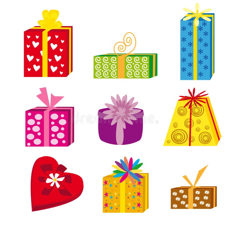 Gift packs stock vector. Illustration of packages, design - 19930044