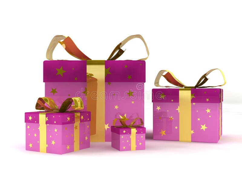 Gift packs stock illustration. Illustration of friends - 8351573