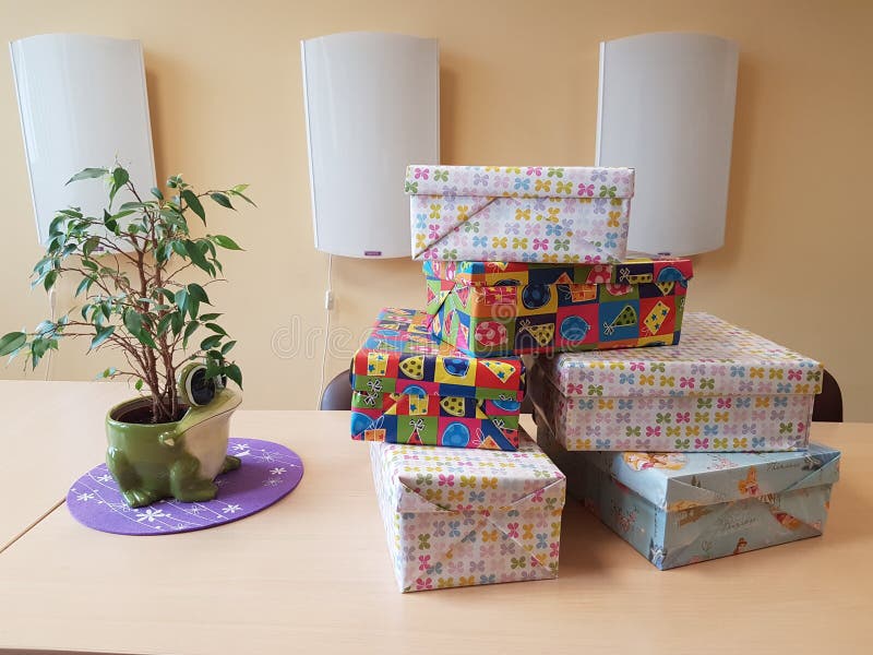 Gift pile stock image. Image of vibrant, christmas, surprise - 11292631