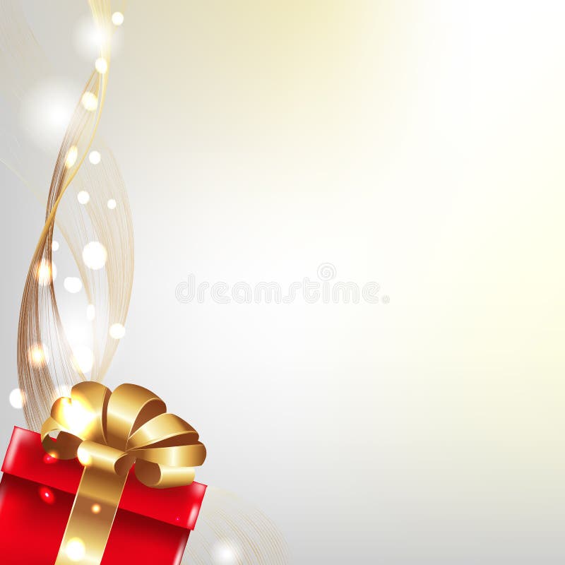Gift Poster stock vector. Illustration of festive, present - 25247173