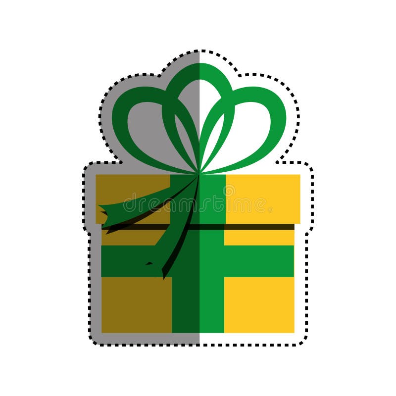 Gift present box stock illustration. Illustration of celebration - 85272841