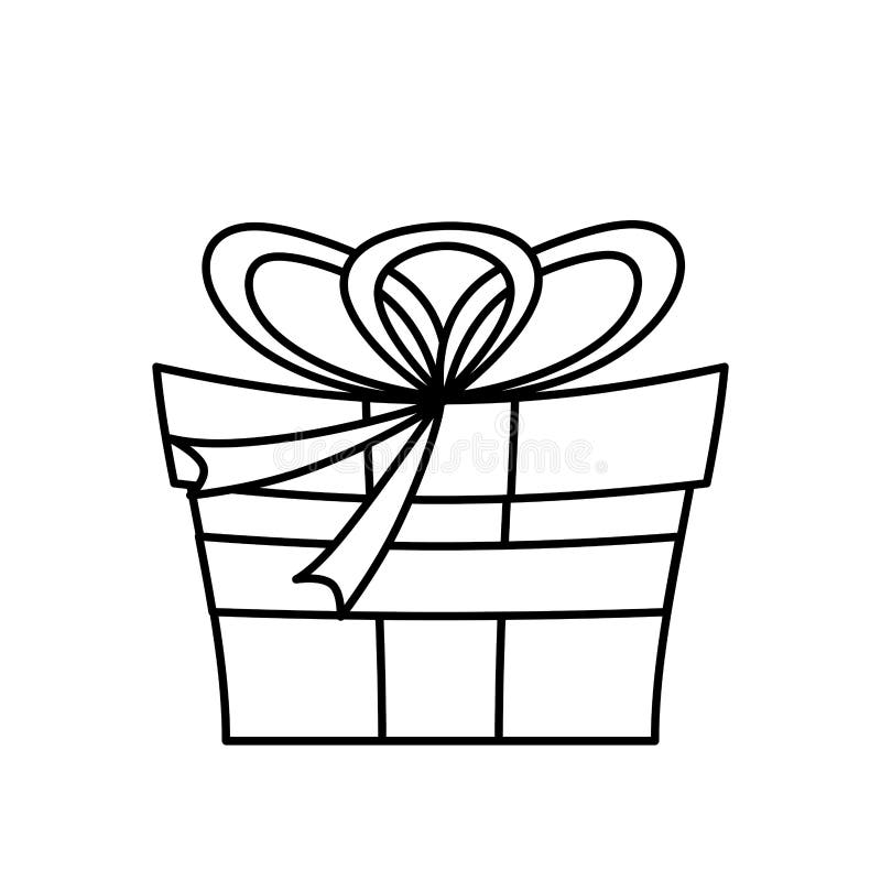 Gift present box stock illustration. Illustration of happy - 85289313