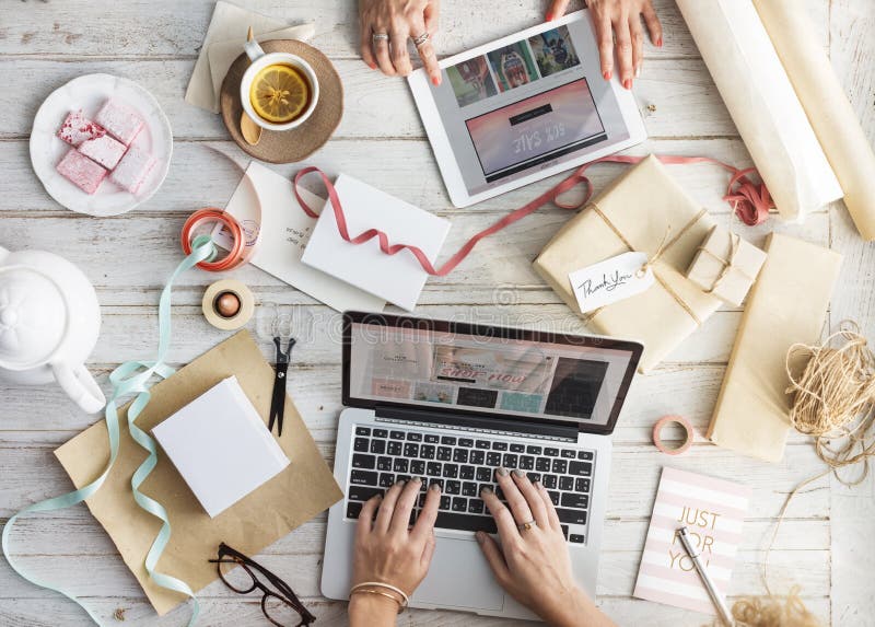 Gift Present Celebrate Party Wrapped Simple Concept Stock Photo - Image ...