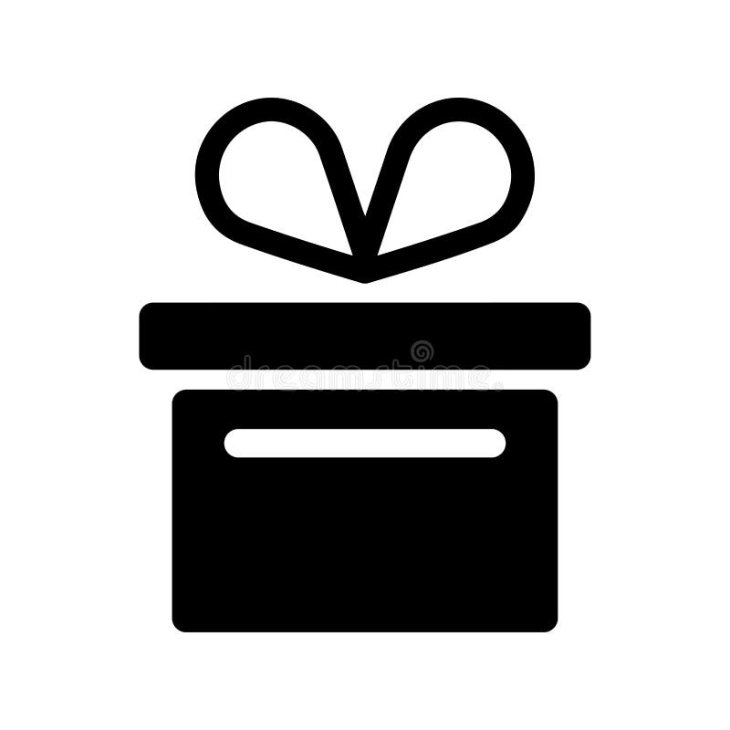 Gift, Present, Celebration, Party Icon. Black Vector Graphics Stock ...