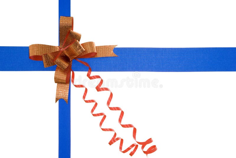 Gift ribbon stock photo. Image of holiday, white, blue - 17221608