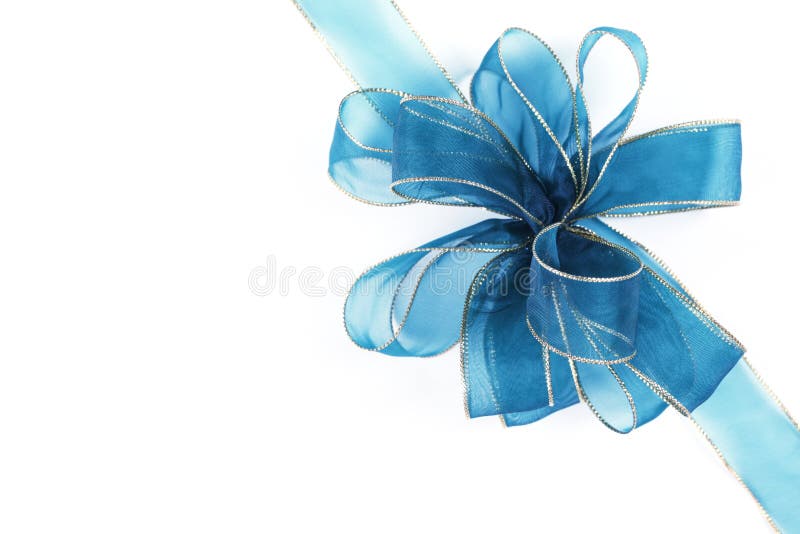 Christmas Blue Ribbon Border Stock Photo - Image of christmas, isolated ...