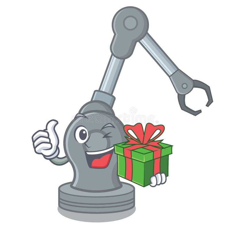 Robotic Arm Gift Stock Illustrations – 203 Robotic Arm Gift Stock ...