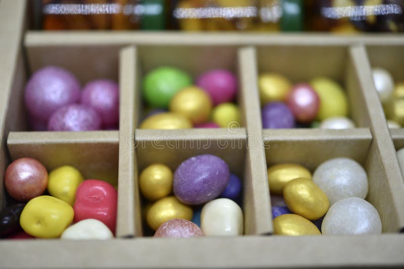 A Gift Set of Sweets and Nuts in Honey. Delicious Sweets Stock Photo ...