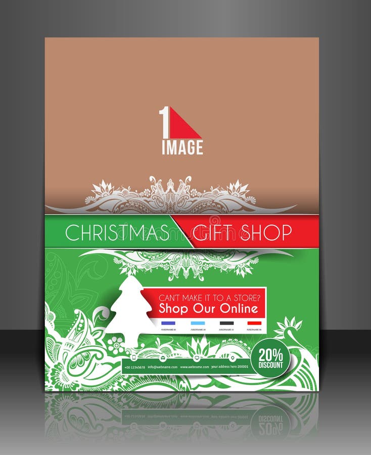 Gift Shop Flyer stock vector. Illustration of flyer, coworker - 44484722