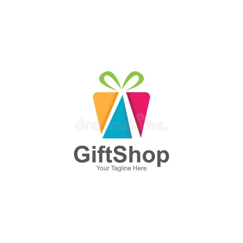 Gift Shop Logo Symbol Template Design Vector, Emblem, Design Concept ...