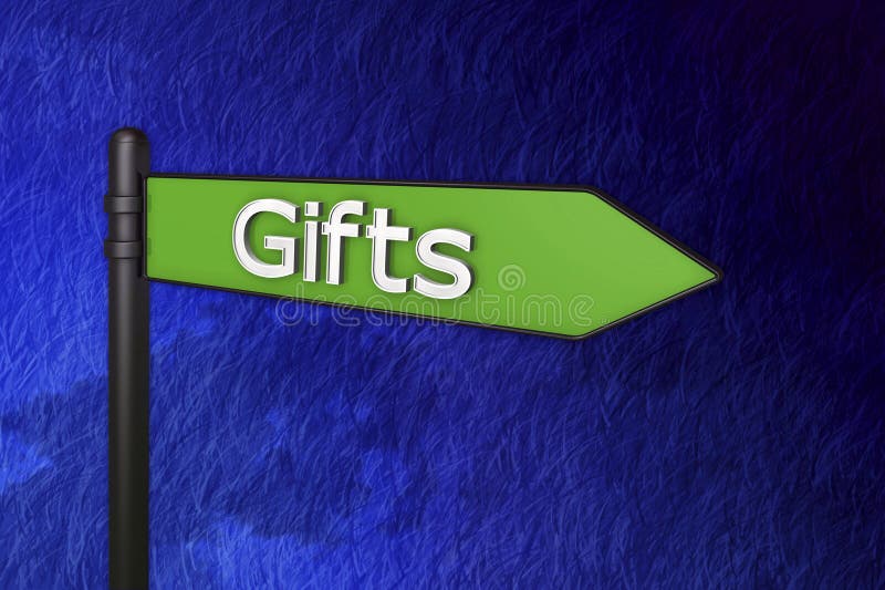 Gift sign stock illustration. Illustration of luxury, business - 6212666