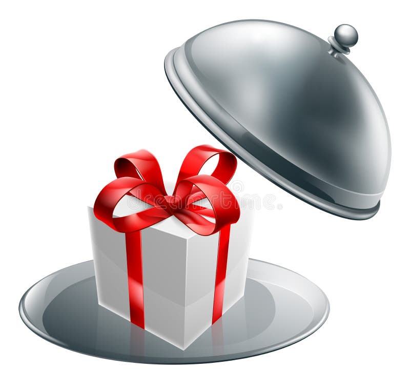 Silver Platter Illustration Stock Vector - Illustration of metal ...