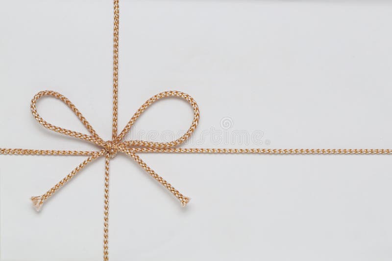 Gift String Bow stock photo. Image of wrap, present - 112338590